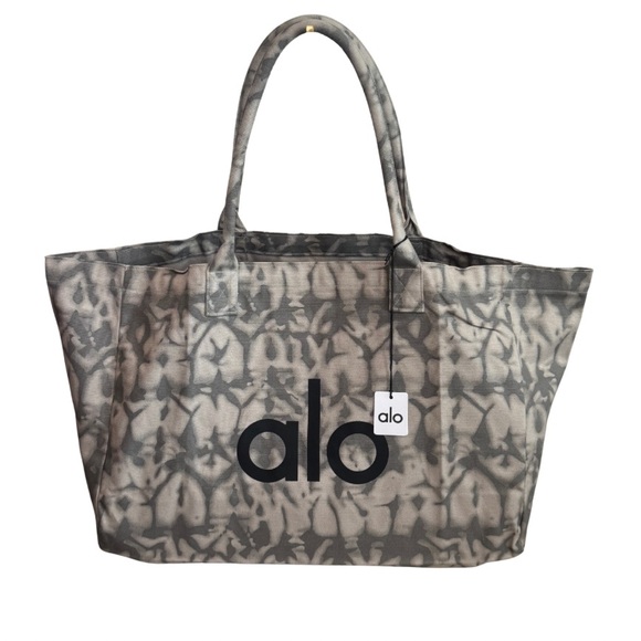Alo Yoga Bags Alo Yoga Gray Tie Dye Tote Bag Poshmark